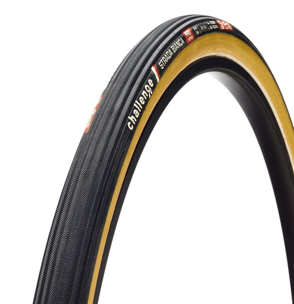 Challenge Strada Bianca Pro Cyclocross/Gravel Clincher Tyre In Tan 700