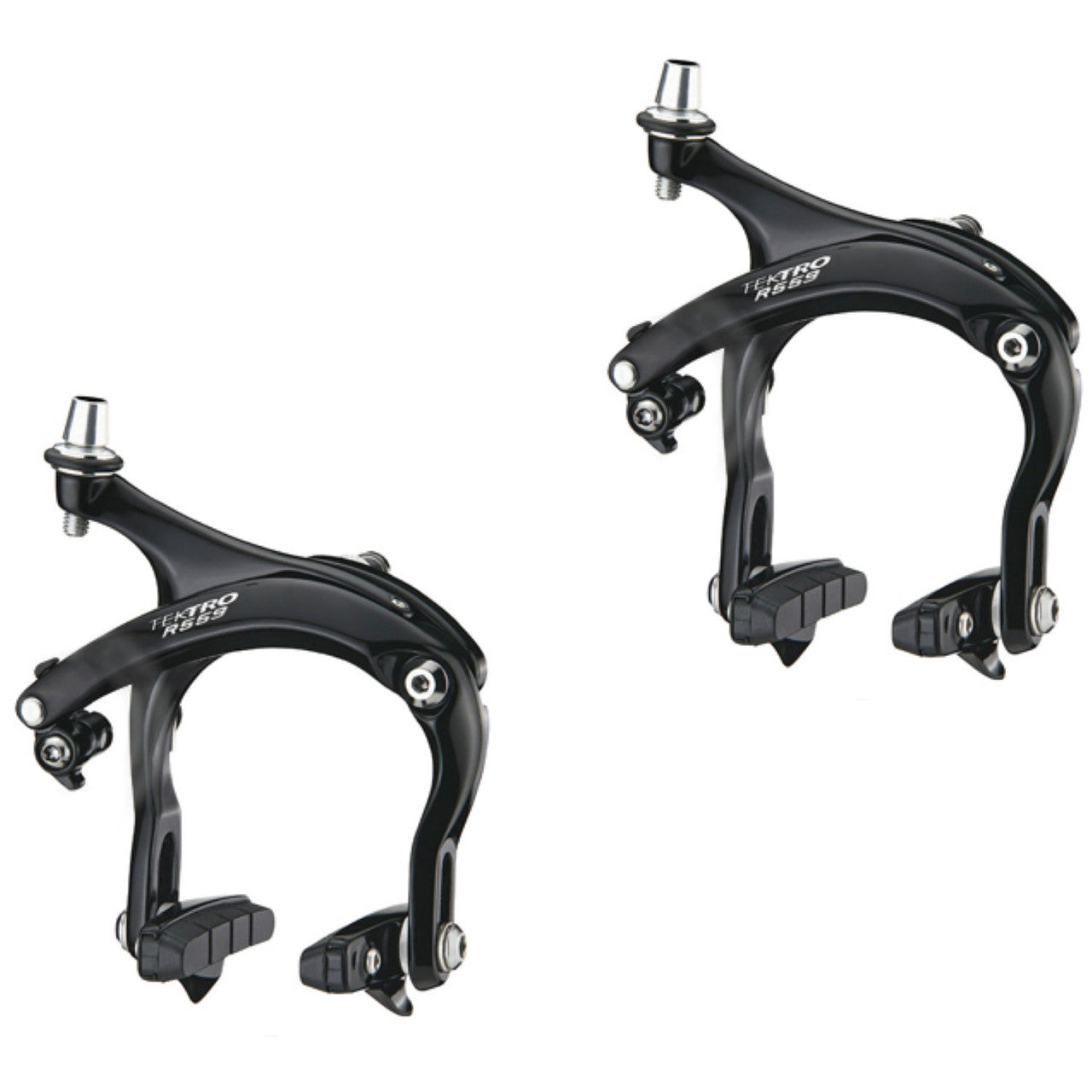 Tektro R559 Alloy Brakeset Long Drop 55-73mm Hex Nut Fitting In Black