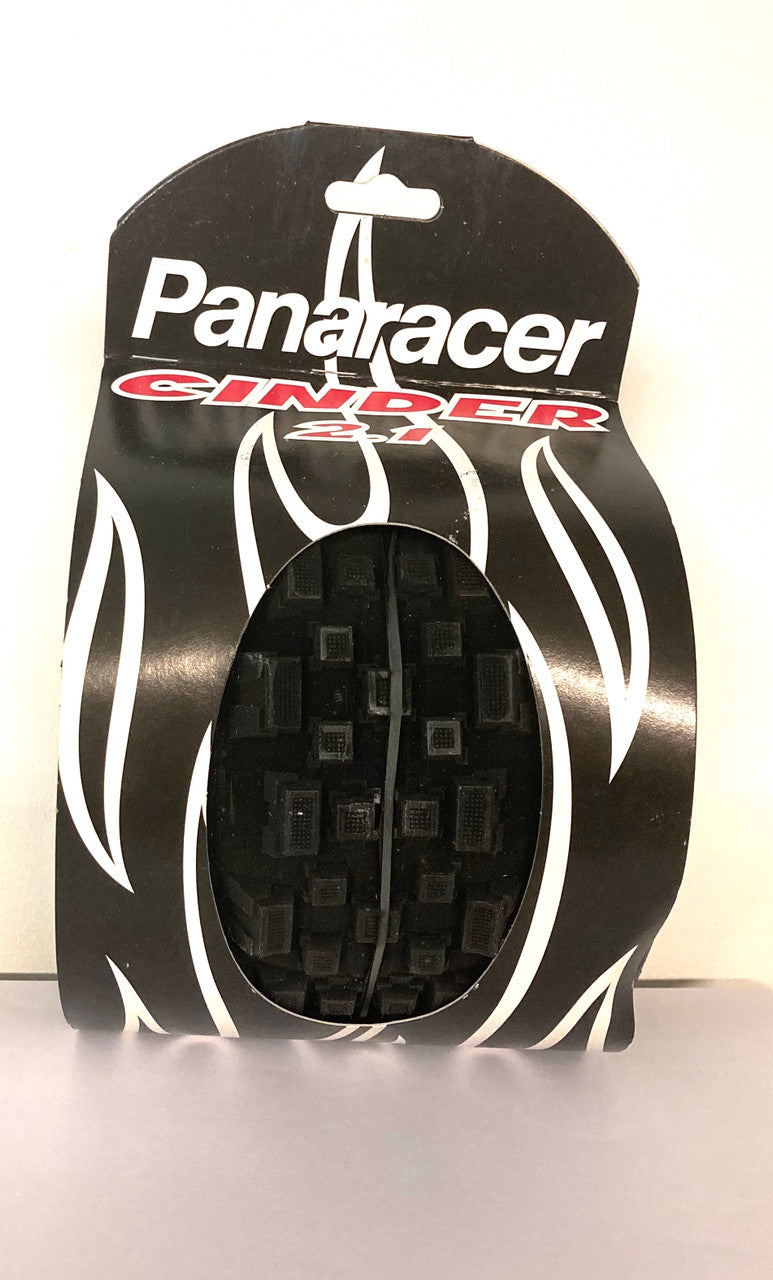 Panaracer Cinder Retro MTB Off Road Folding Tyre 26 x 2.10 In Black Tu